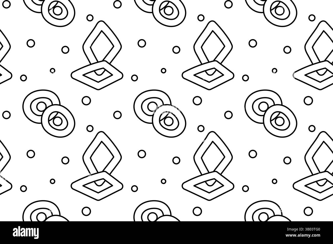 Scattered abstract shapes Black and White Stock Photos & Images - Alamy