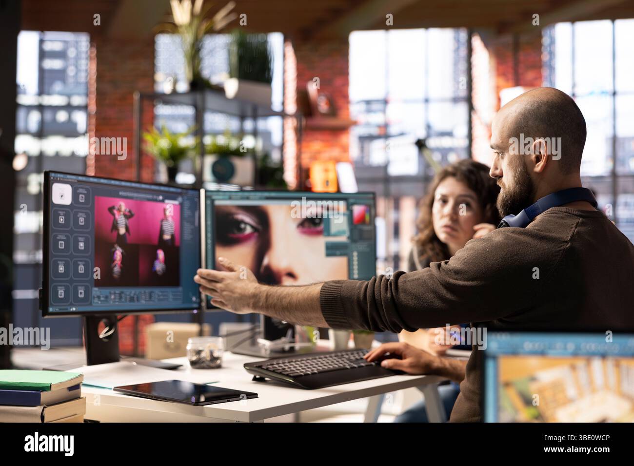 Creative team works with AI chatbot and editing software to improve ...