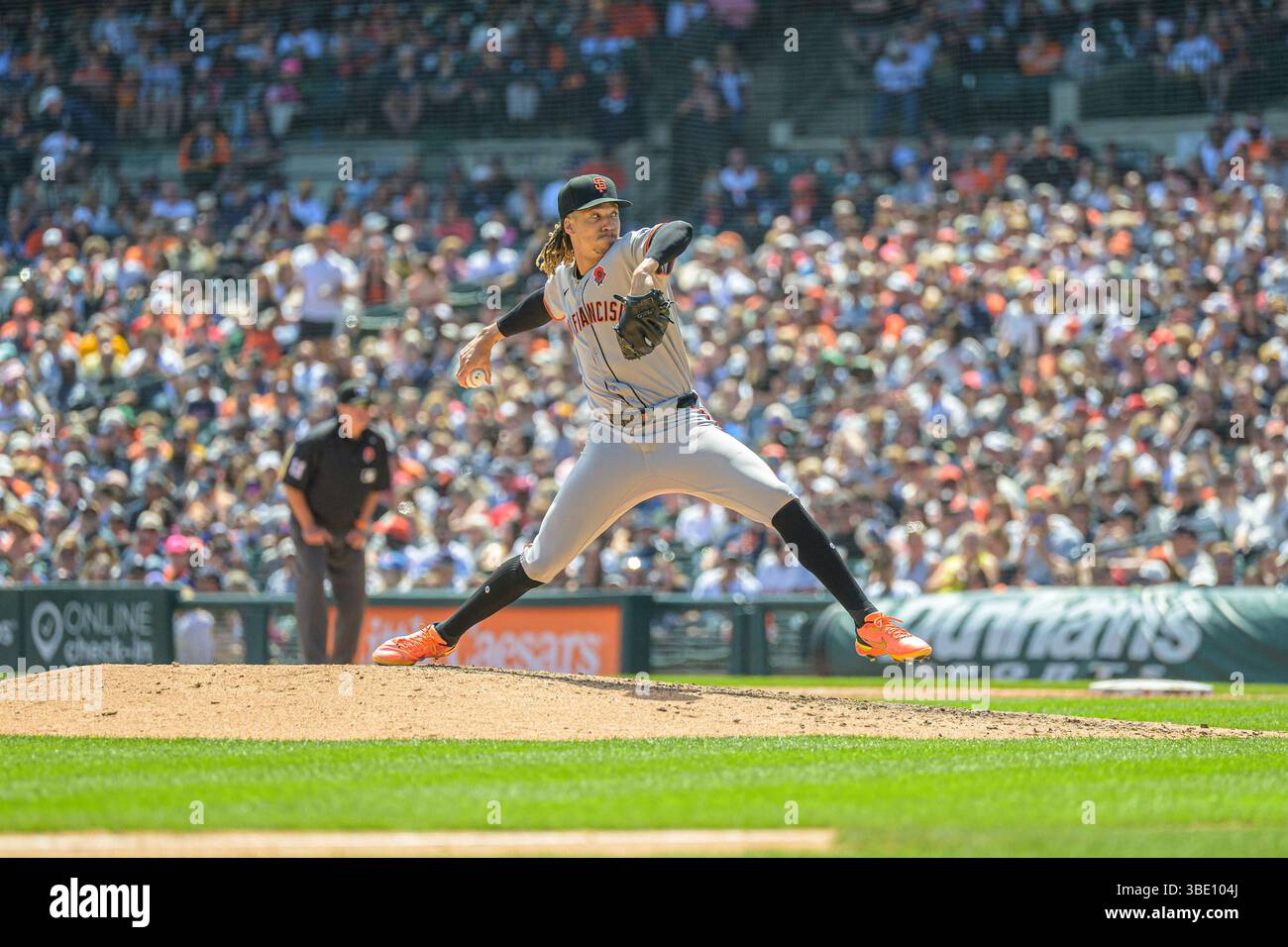 DETROIT, MI - MAY 26: San Francisco Giants SP Jordan Hicks (12 ...