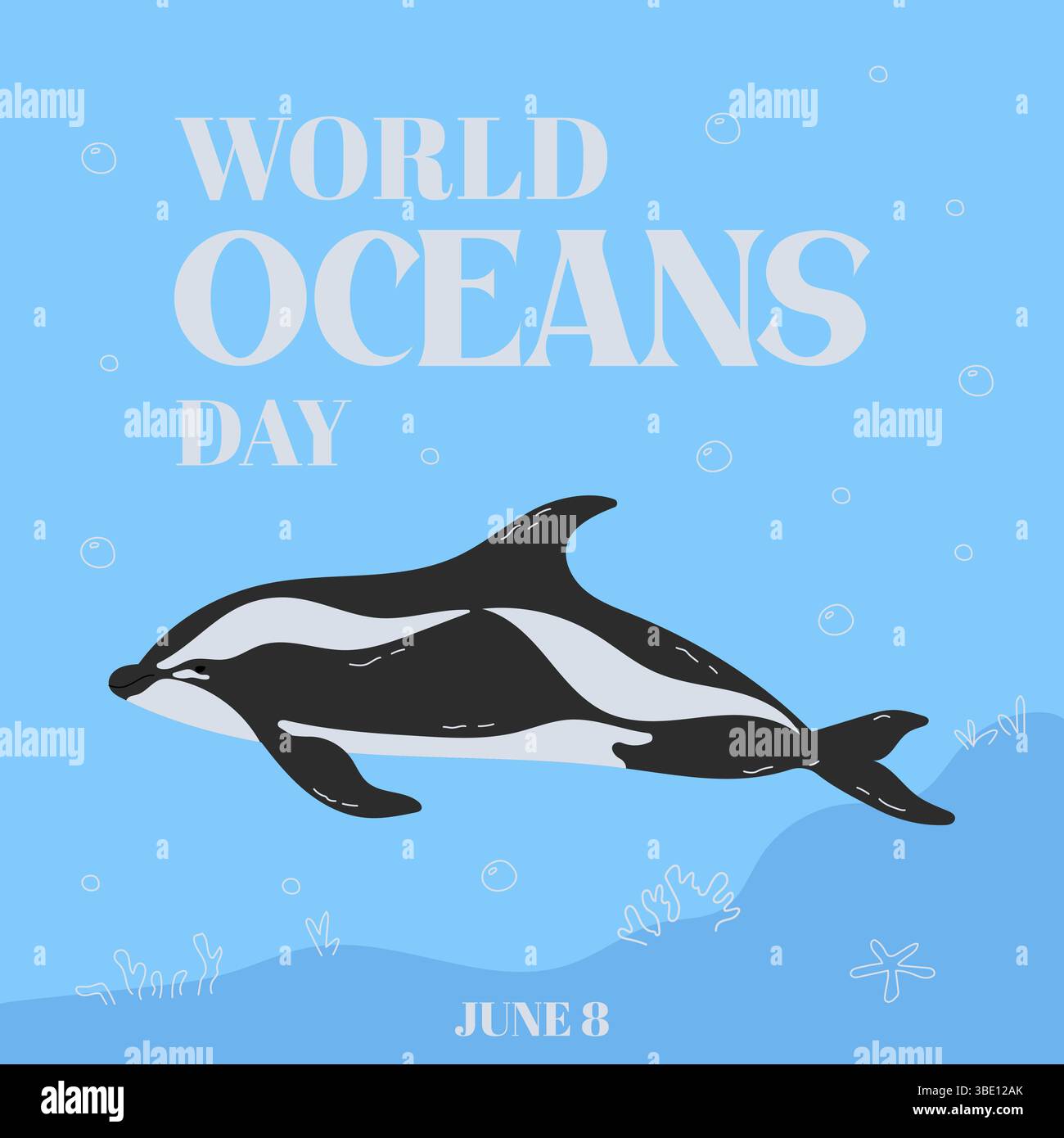 World oceans day poster Stock Vector Image & Art - Alamy