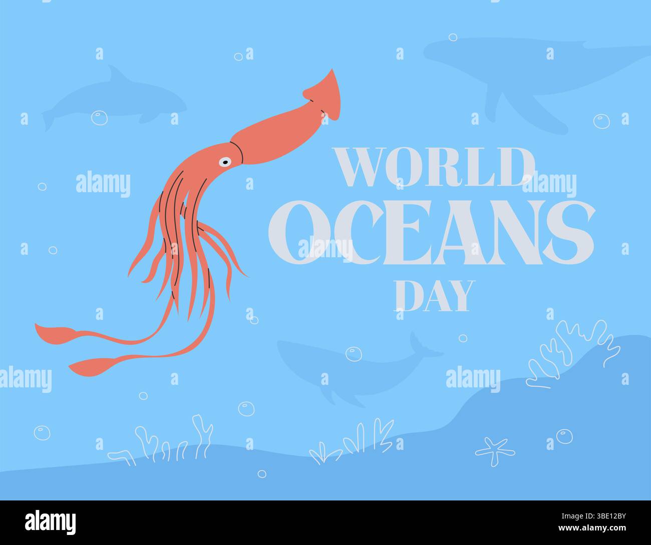 World oceans day poster Stock Vector Image & Art - Alamy