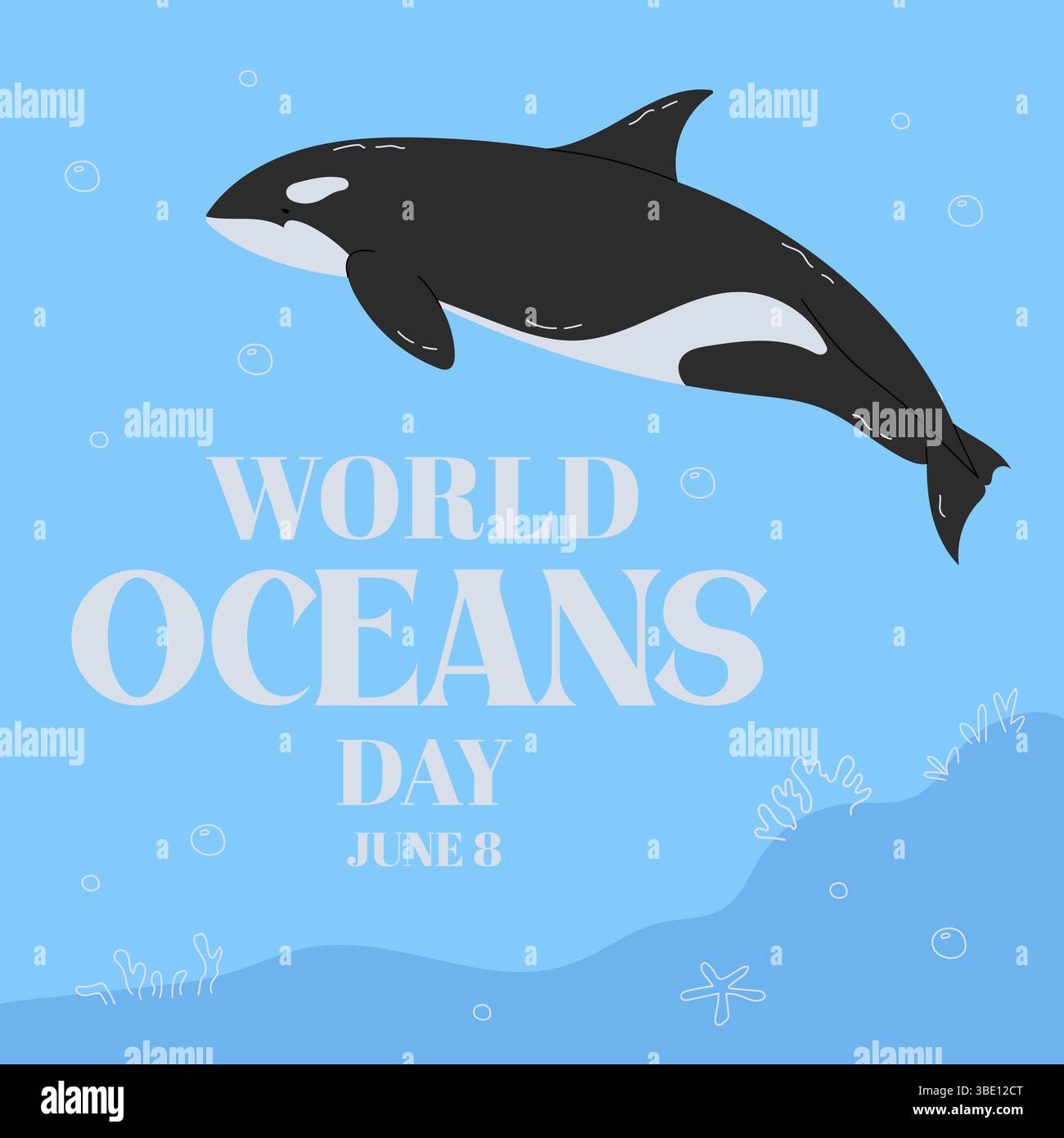 World oceans day poster Stock Vector Image & Art - Alamy