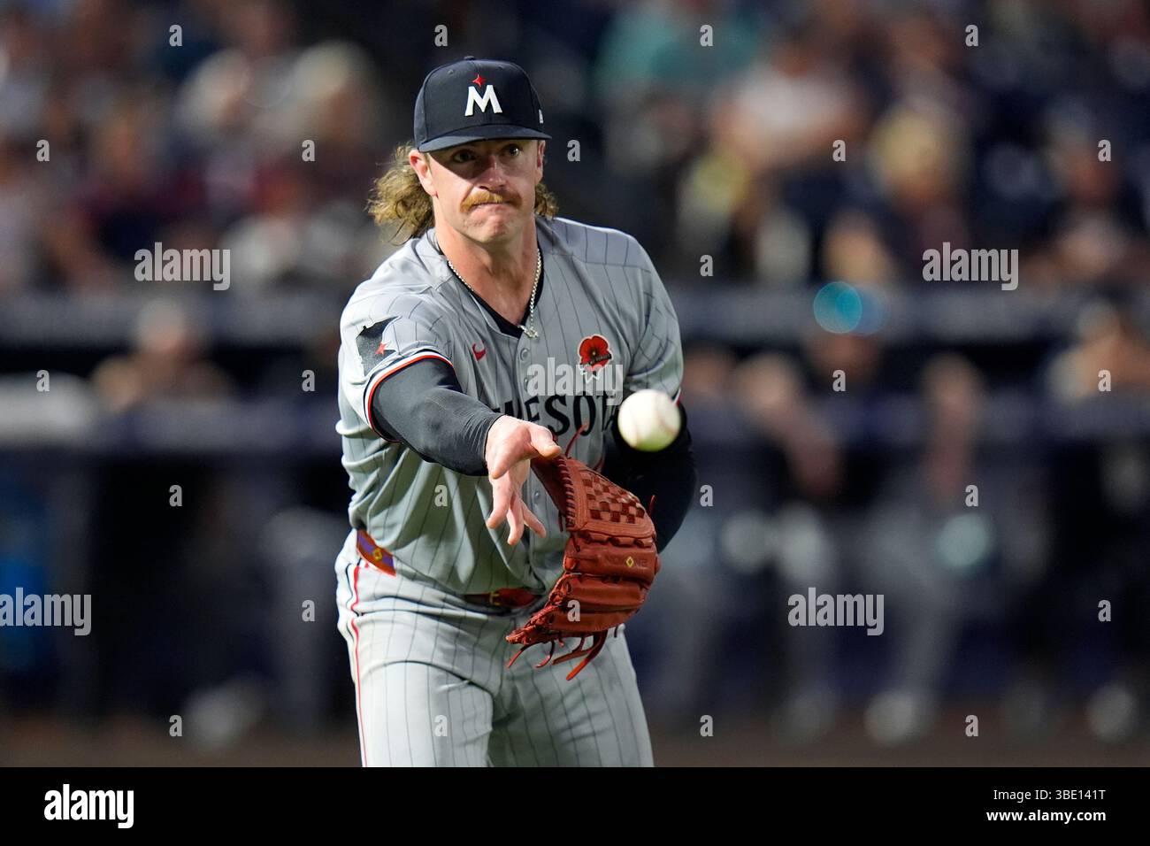 Minnesota Twins pitcher Chris Paddack throws out Tampa Bay Rays ...