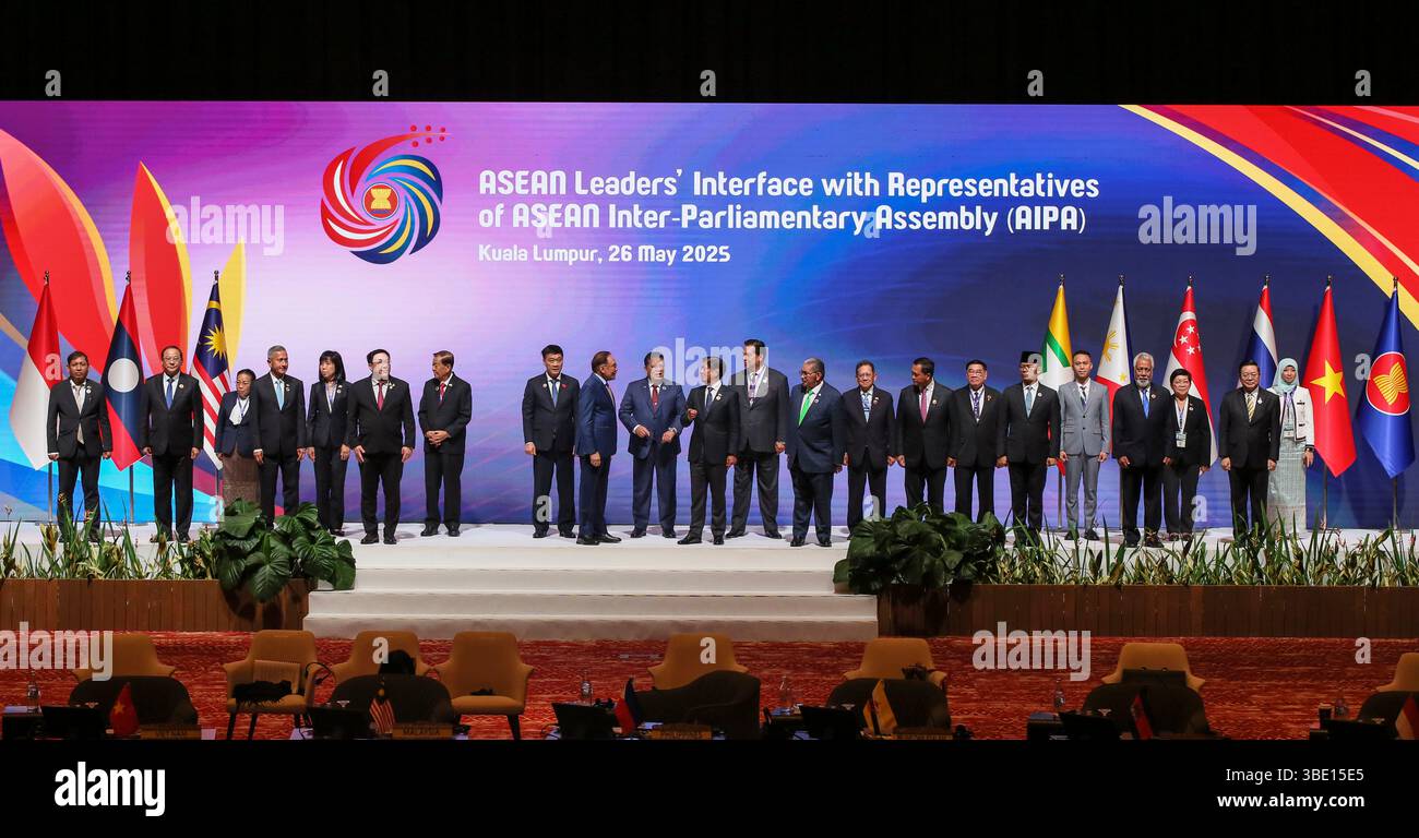 Kuala Lumpur, Malaysia. 26th May, 2025. Malaysia's Prime Minister Anwar ...