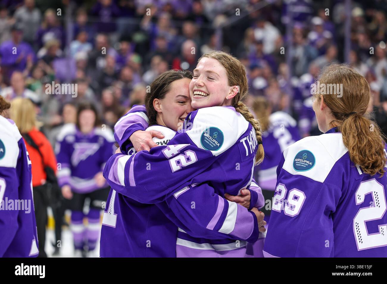 May 26th, 2025: Minnesota Frost forward Liz Schepers (21), and ...