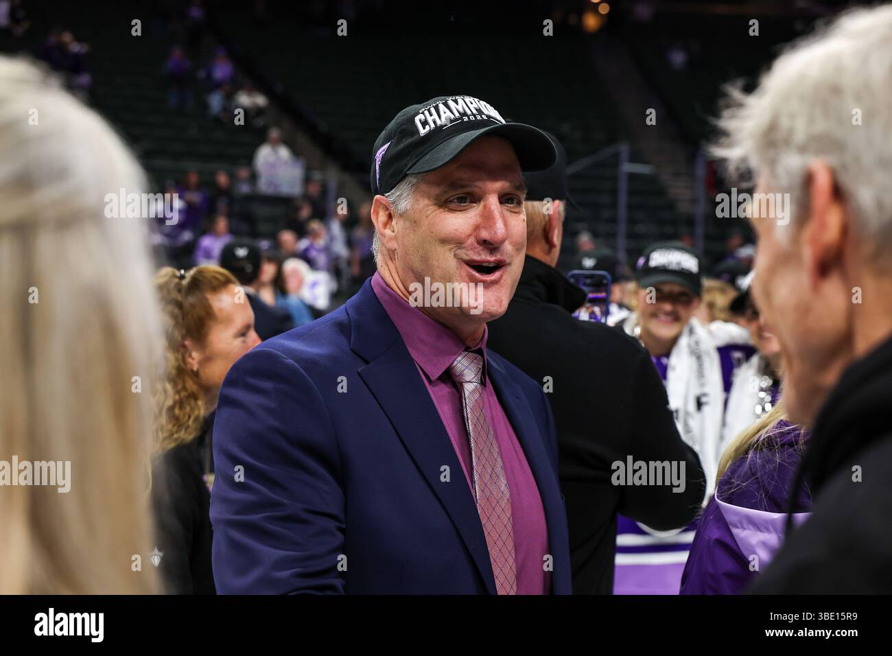 May 26th, 2025: Minnesota Frost head coach Ken Klee celebrates after ...