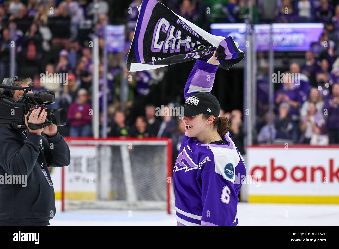 May 26th, 2025: Minnesota Frost forward Katy Knoll (6) celebrates after ...