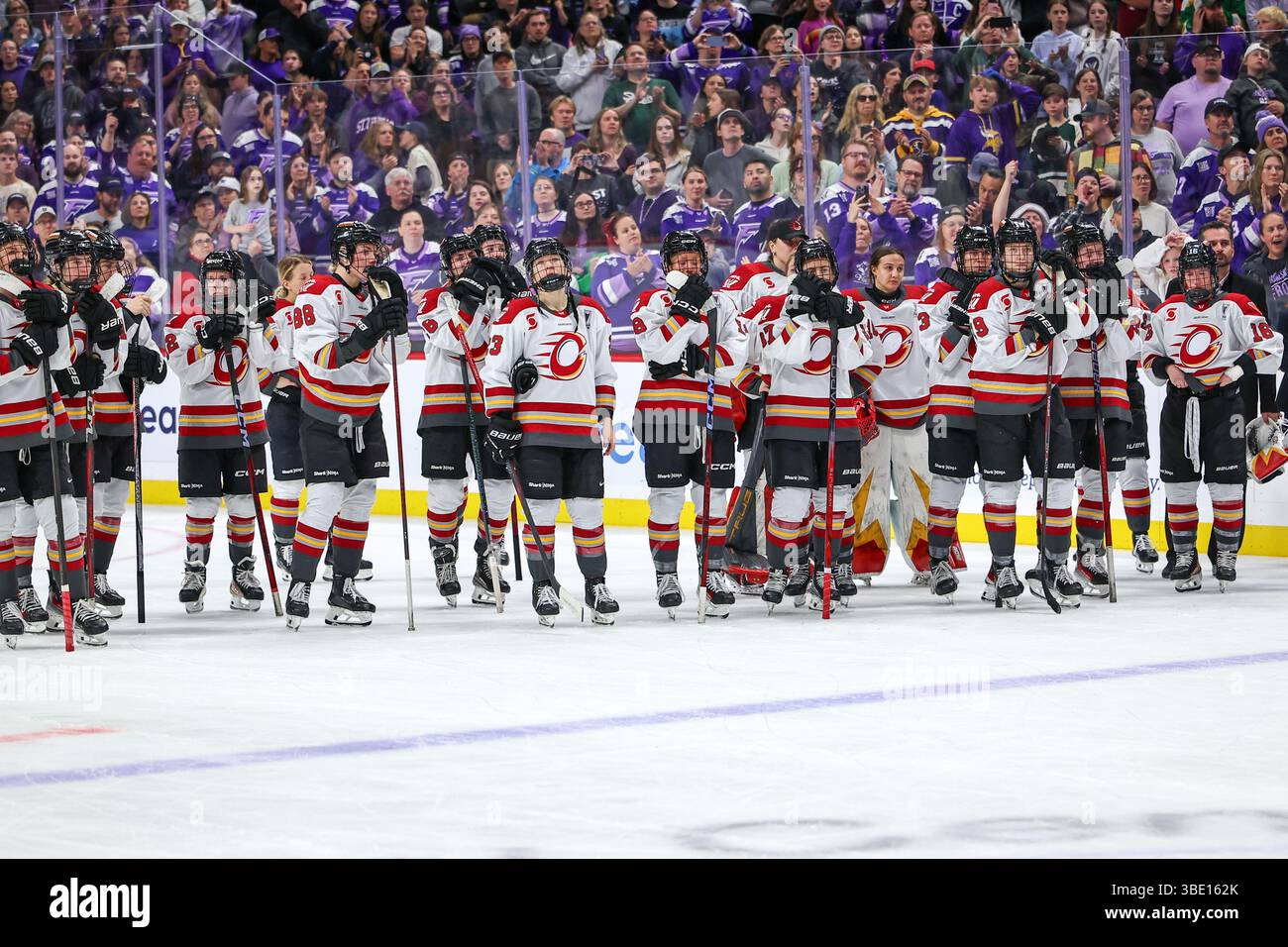 May 26th, 2025: The Ottawa Charge look on after losing a PWHL Finals ...