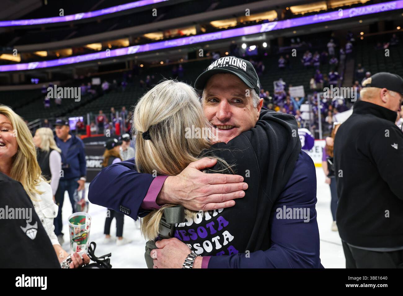 May 26th, 2025: Minnesota Frost head coach Ken Klee celebrates after ...