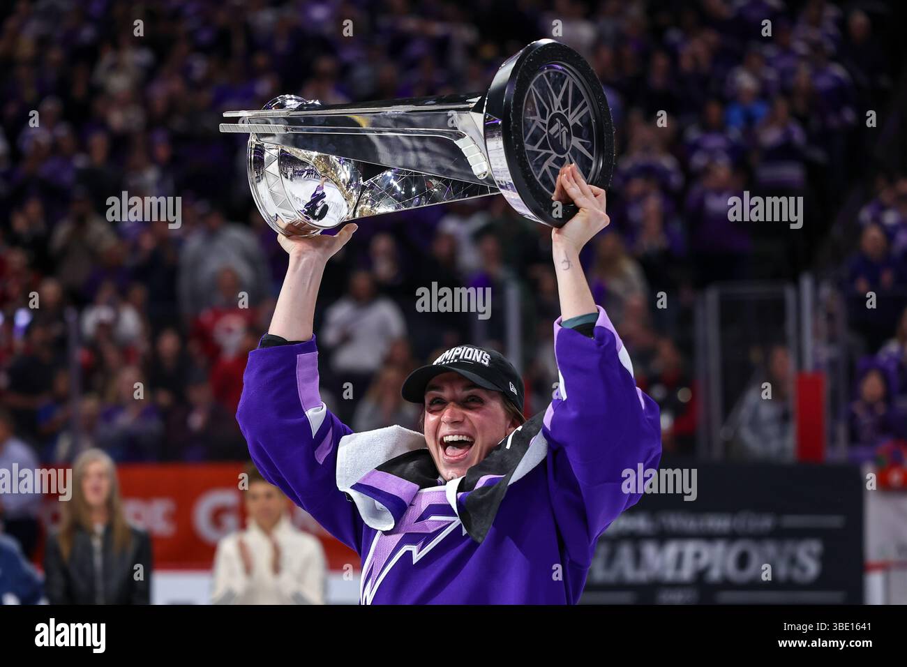May 26th, 2025: Minnesota Frost forward Taylor Heise (27) celebrates ...