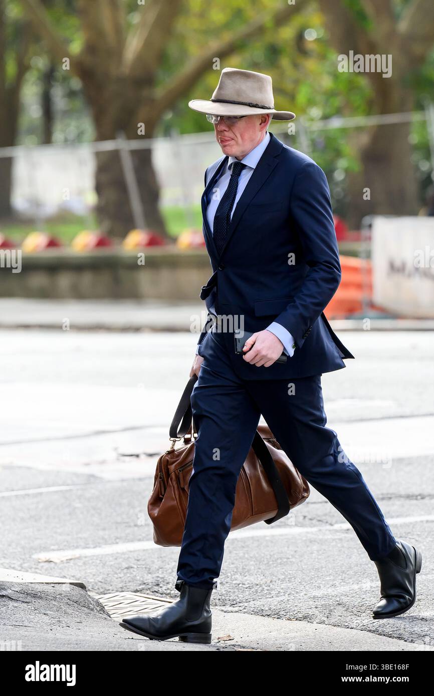 Sydney, Australia. 27th May, 2025. Gareth Ward arrives at the Downing ...