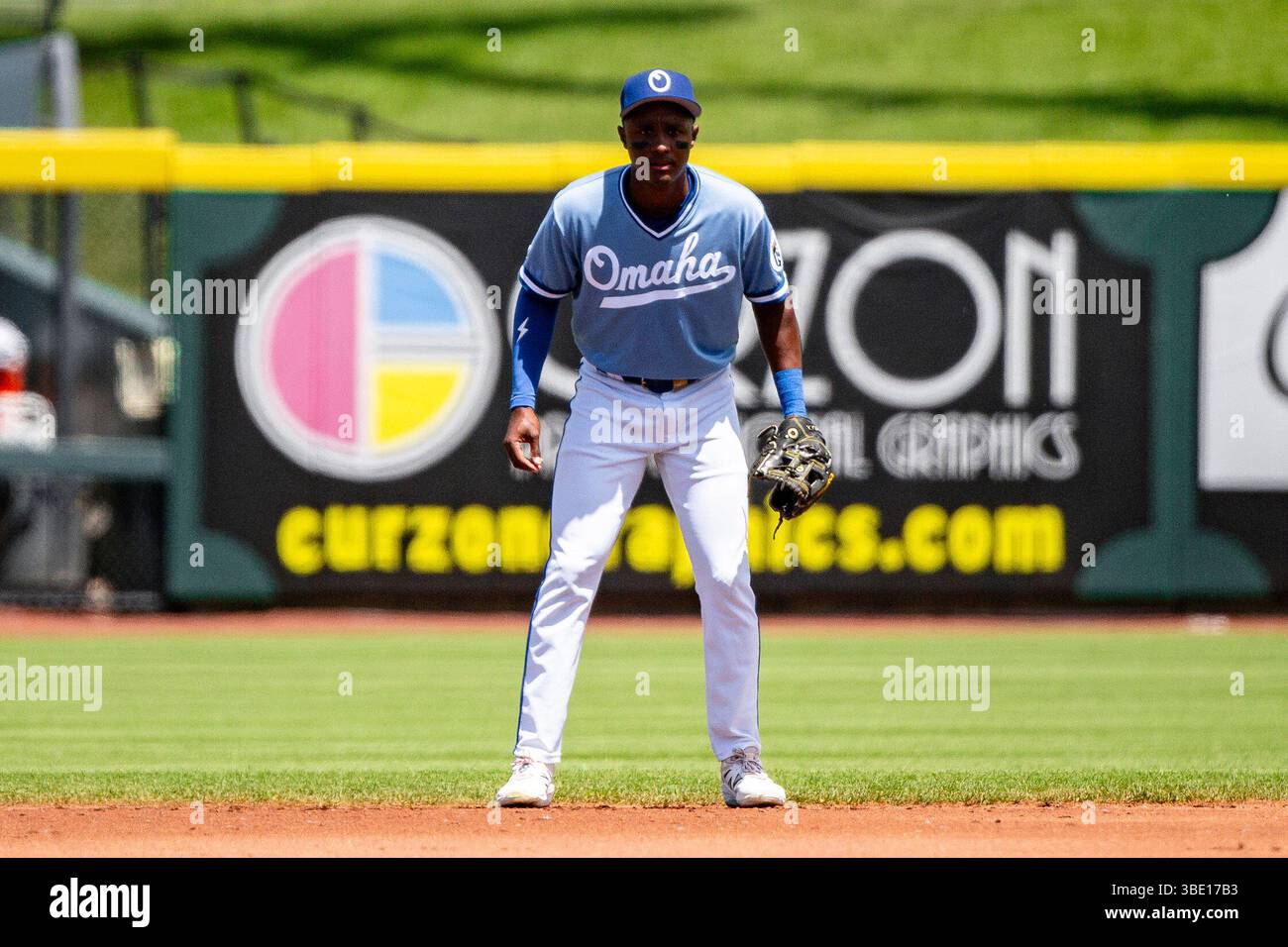 May 18, 2025 - Omaha, NE U.S. - Omaha Storm Chasers second baseman ...
