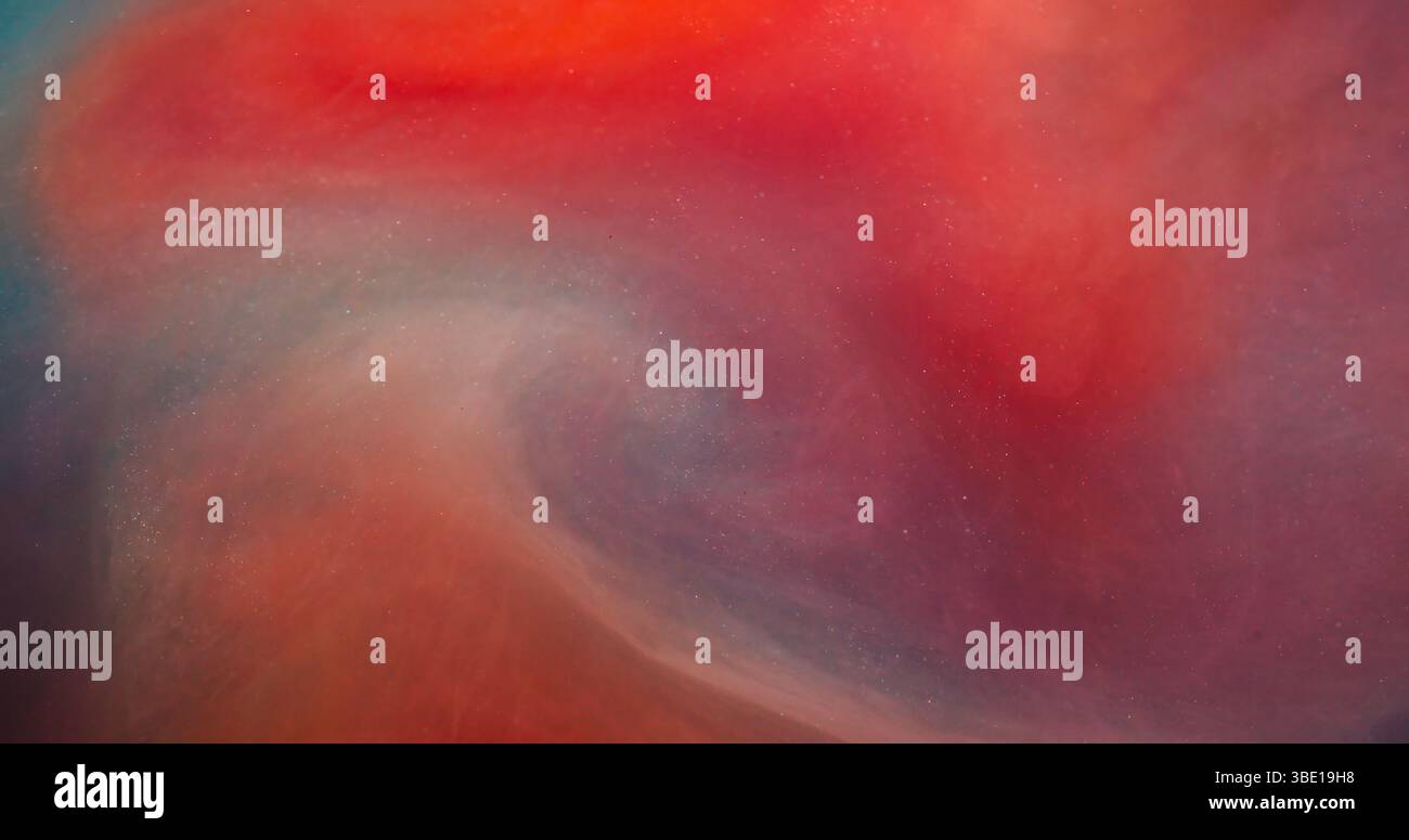 Sparkling wave. Paint vapor. Defocused blue red pink color mist ...