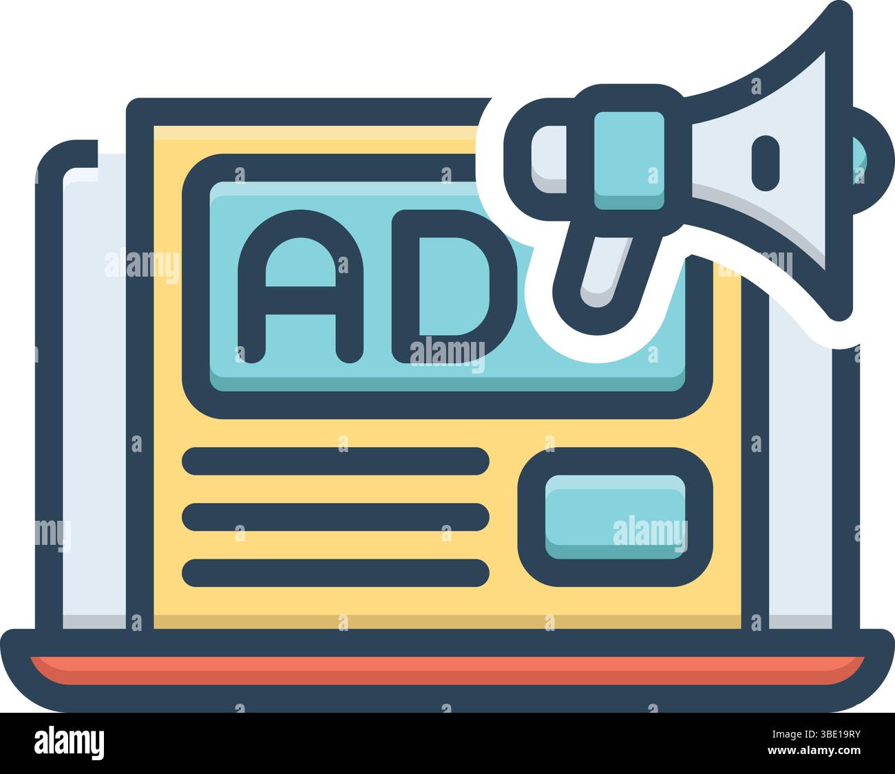 Icon for ads, advertisements Stock Vector Image & Art - Alamy