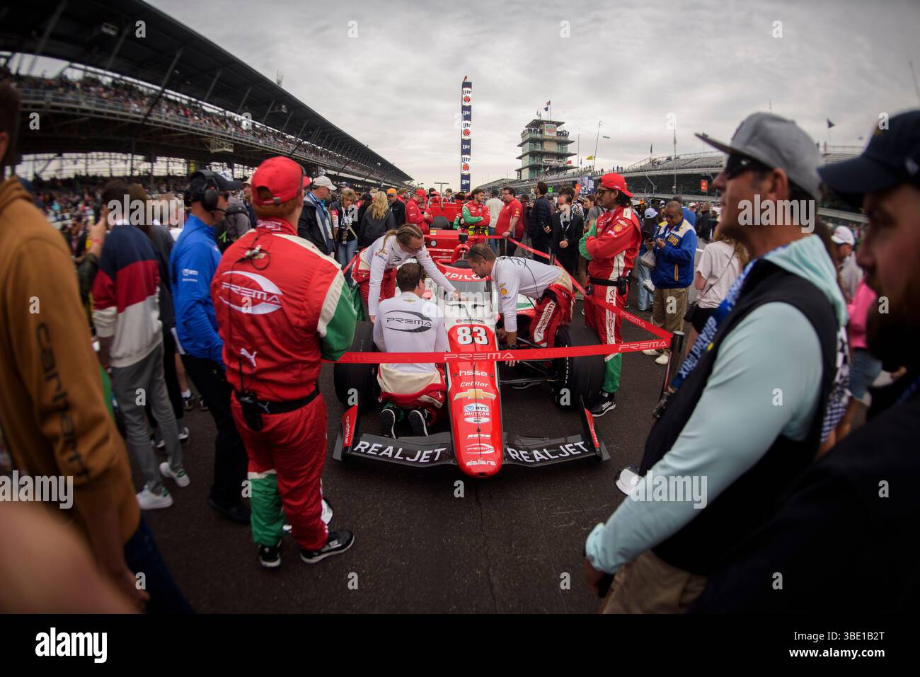 INDIANAPOLIS, INDIANA - May 25: Robert Shwartzman (#83, Prema Racing ...