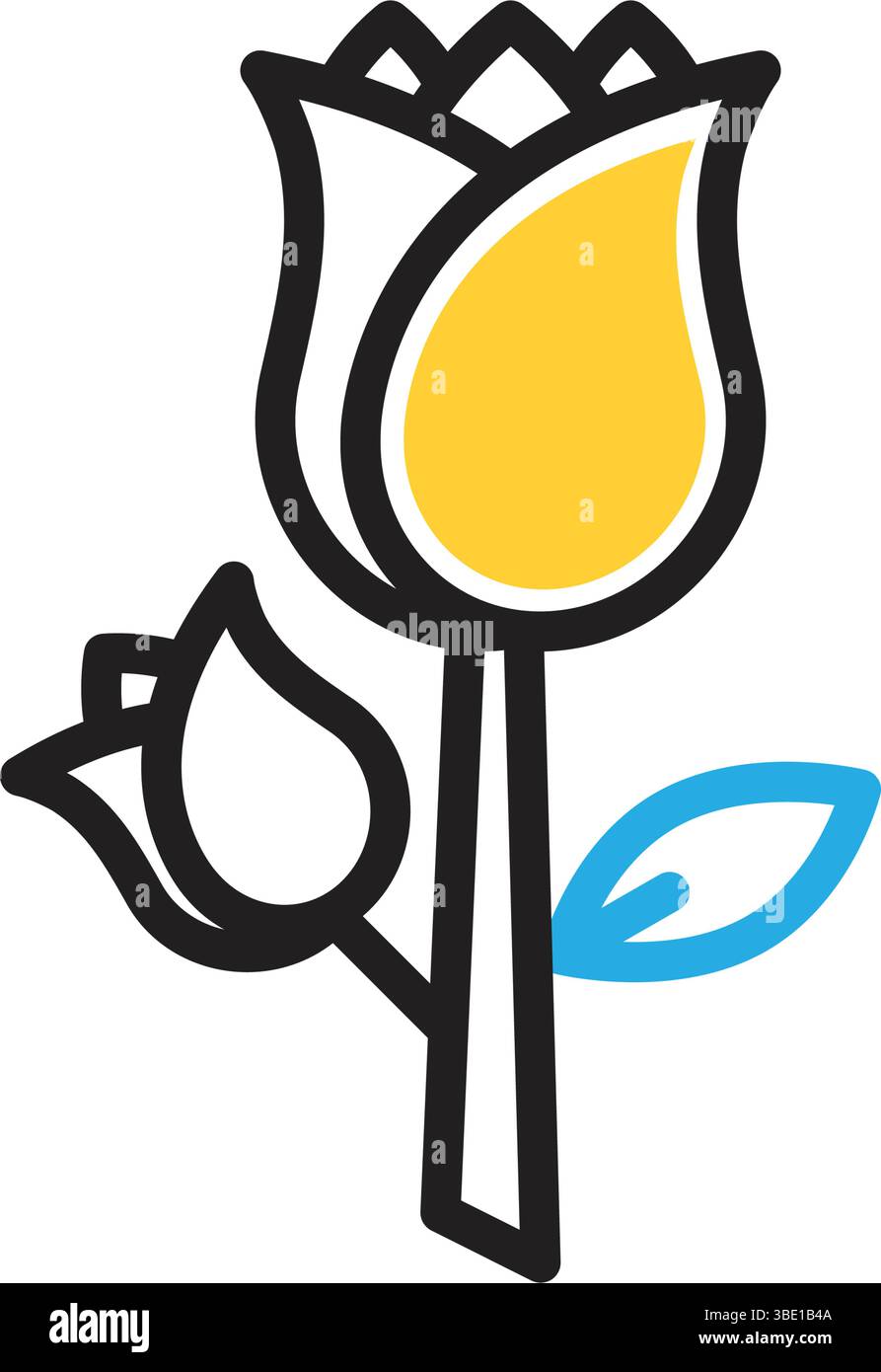 Icon for rose Stock Vector Image & Art - Alamy