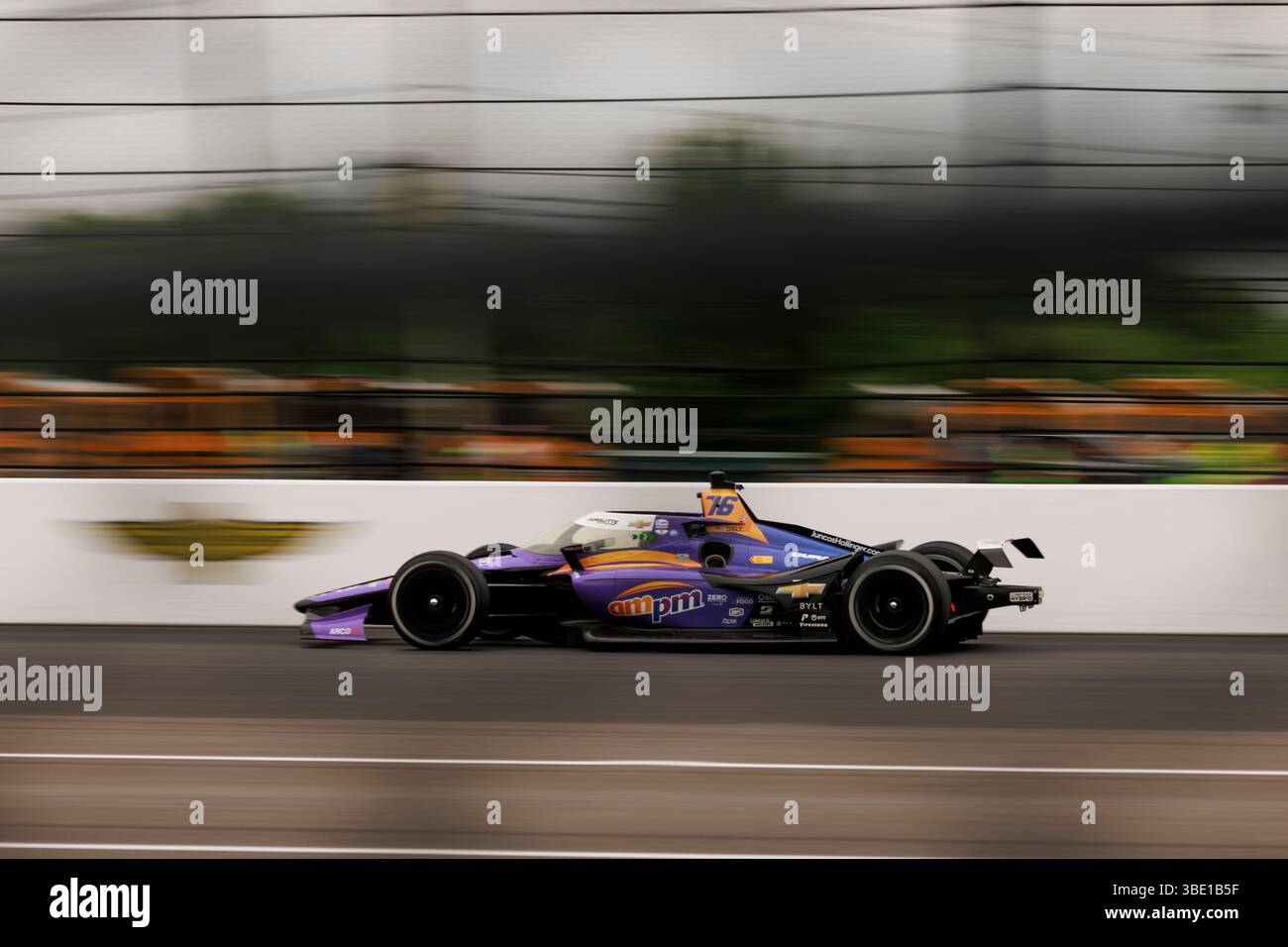 INDIANAPOLIS, INDIANA - May 25: Conor Daly during the NTT IndyCar ...