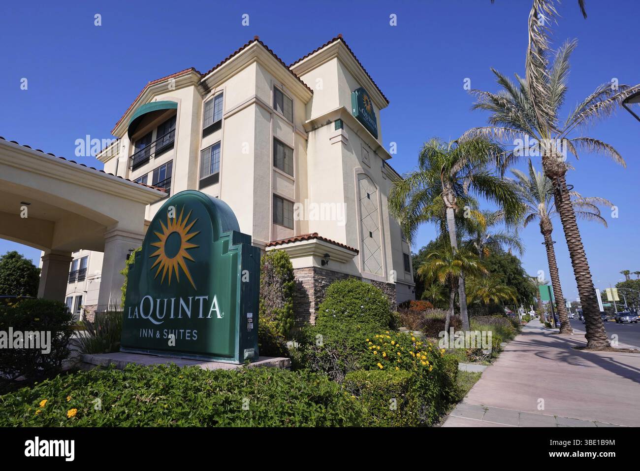 A La Quinta Inn is photographed May 2, 2025, in Hawaiian Gardens, Calif ...