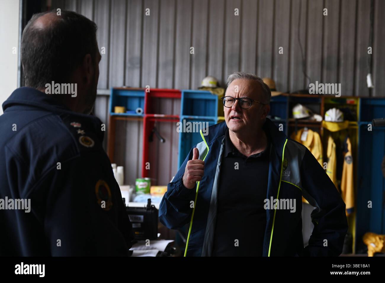 Taree, Australia. 27th May, 2025. Australian Prime Minister Anthony ...