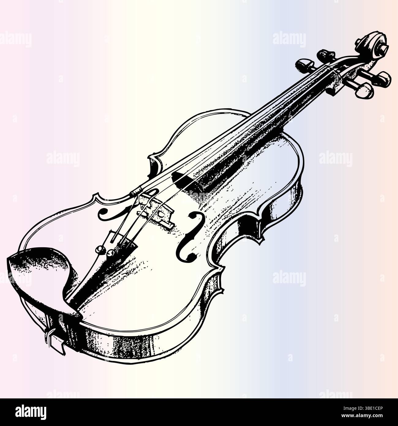 Printable violin hi-res stock photography and images - Alamy