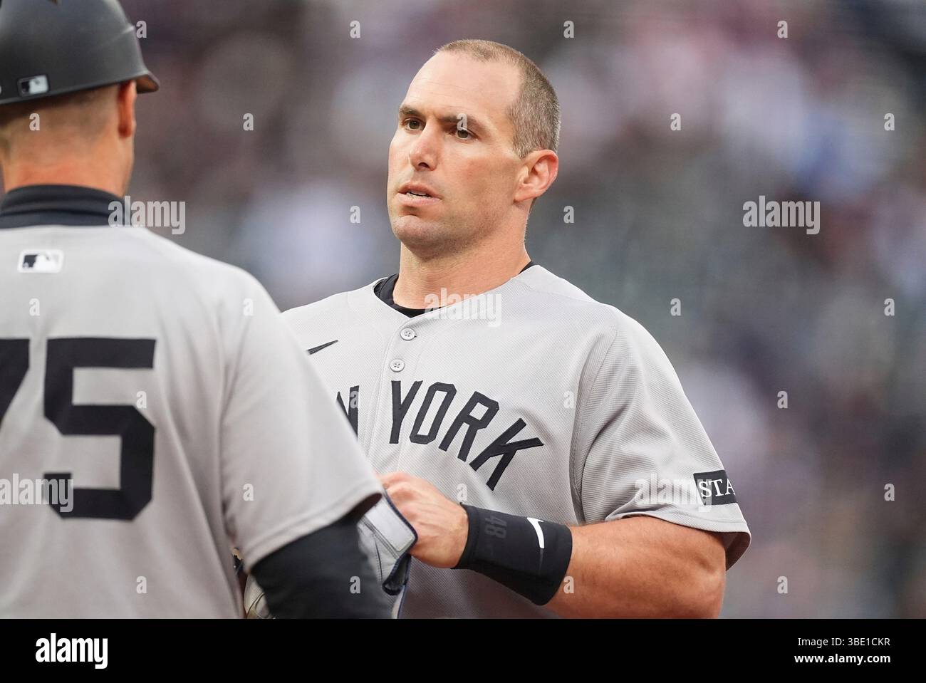 New York Yankees first baseman Paul Goldschmidt (48) in the second ...
