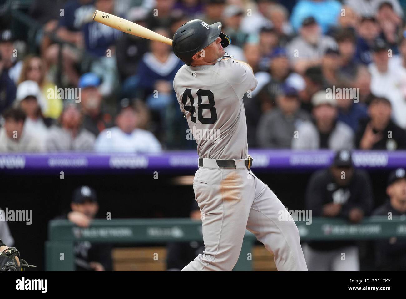 New York Yankees first baseman Paul Goldschmidt (48) in the second ...