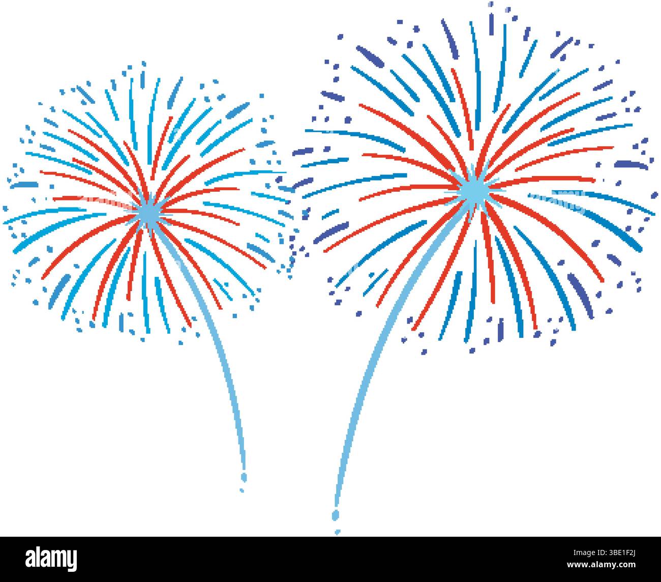 Burst of vibrant lines Cut Out Stock Images & Pictures - Alamy