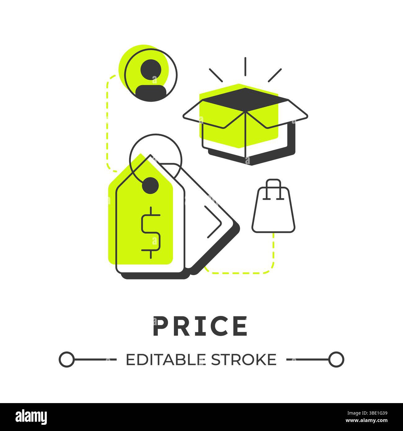 Dashed line box Cut Out Stock Images & Pictures - Alamy