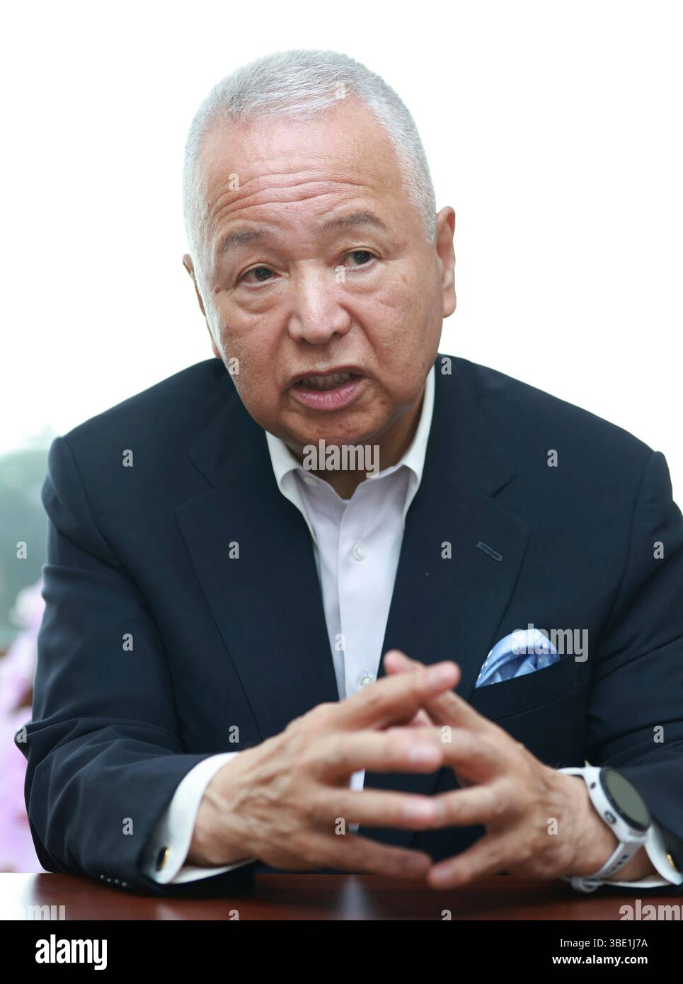 Akira AMARI, the former Secretary General of Japan's ruling Liberal ...