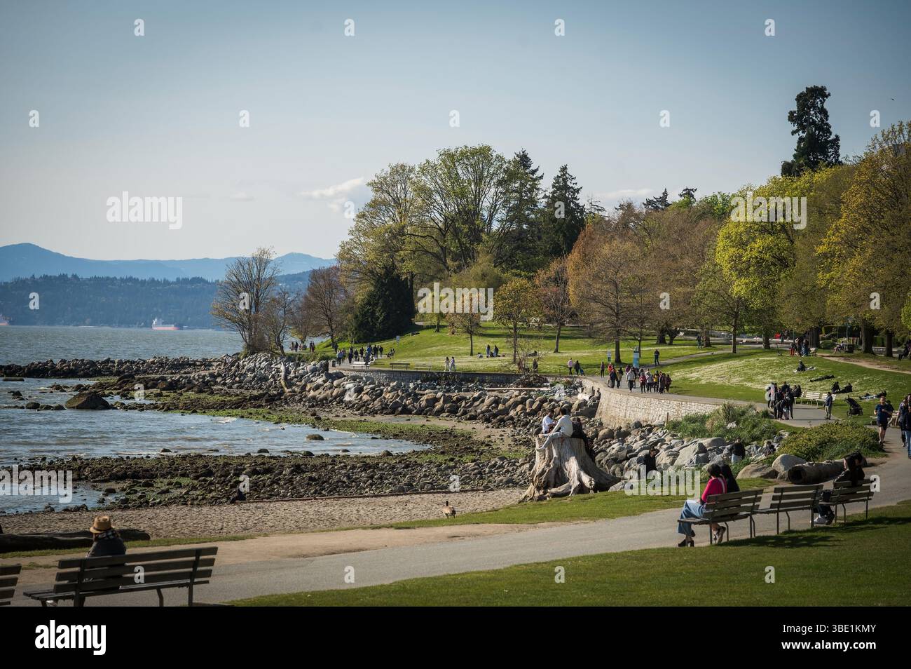 English Bay Beach by Davie and Denman Streets in Vancouver’s West End ...