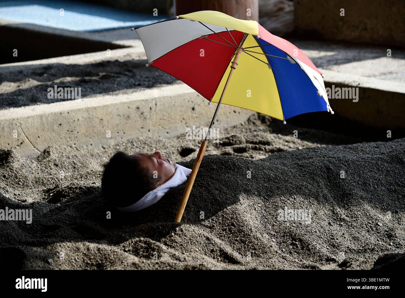 Thermal Sand Bath,Ibusuki City,Kyushu island,Japan,Asia Stock Photo - Alamy