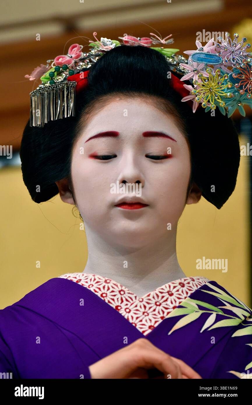 Traditional dance of Geisha at Gion Corner in Kyoto,Japan,Asia Stock ...