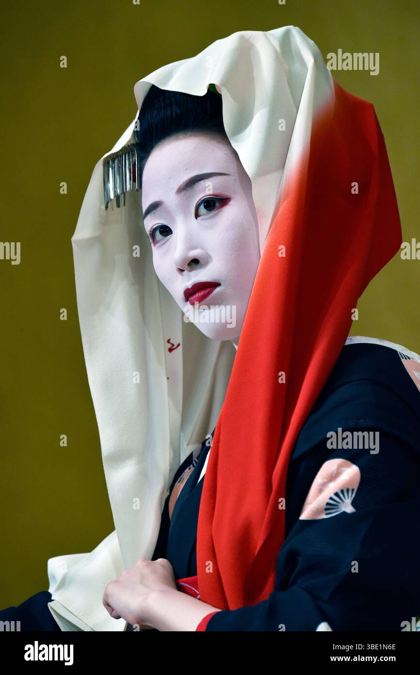 Traditional dance of Geisha at Gion Corner in Kyoto,Japan,Asia Stock ...
