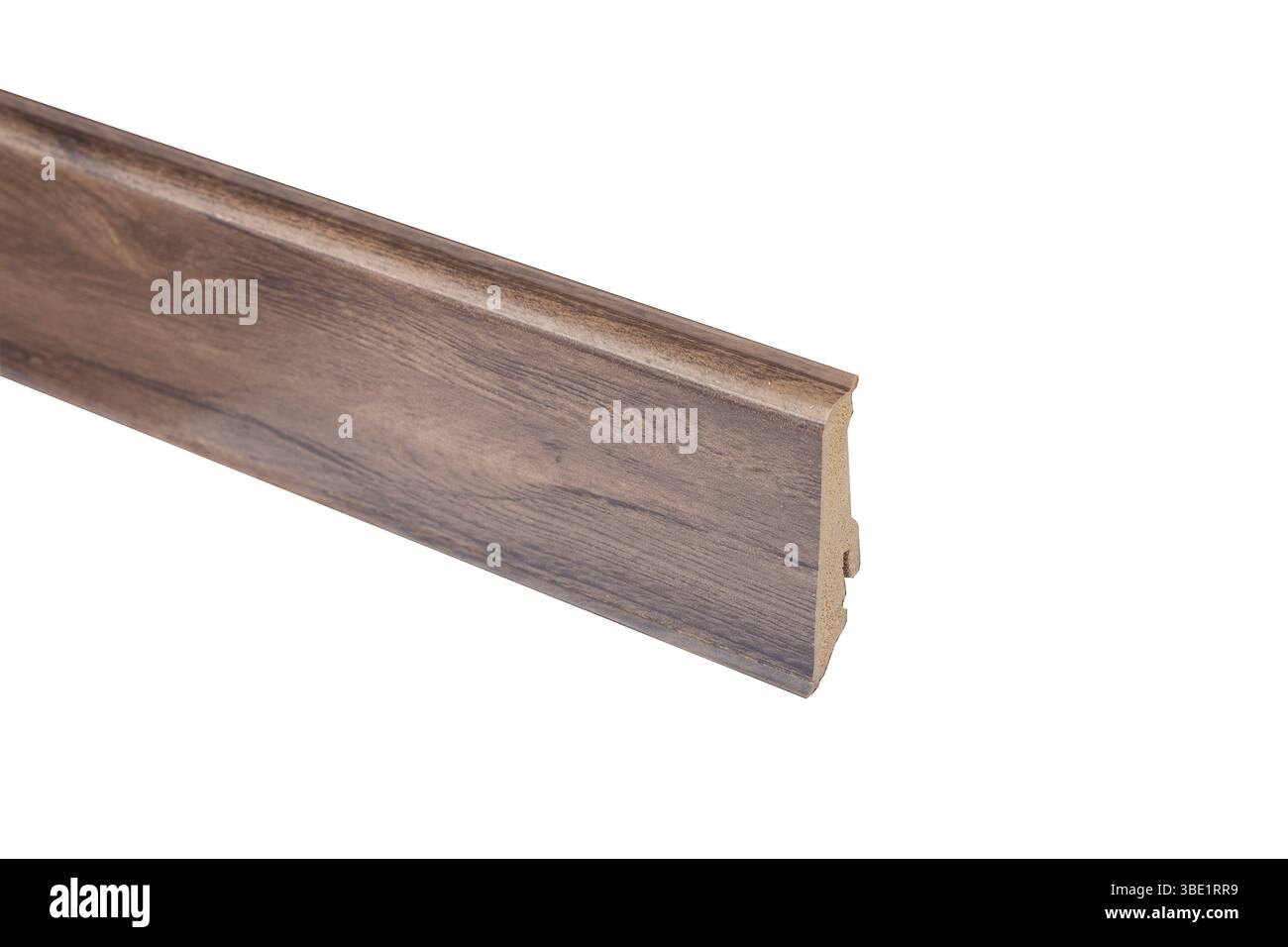 Baseboard Molding Sample Isolated on White Background. High quality ...