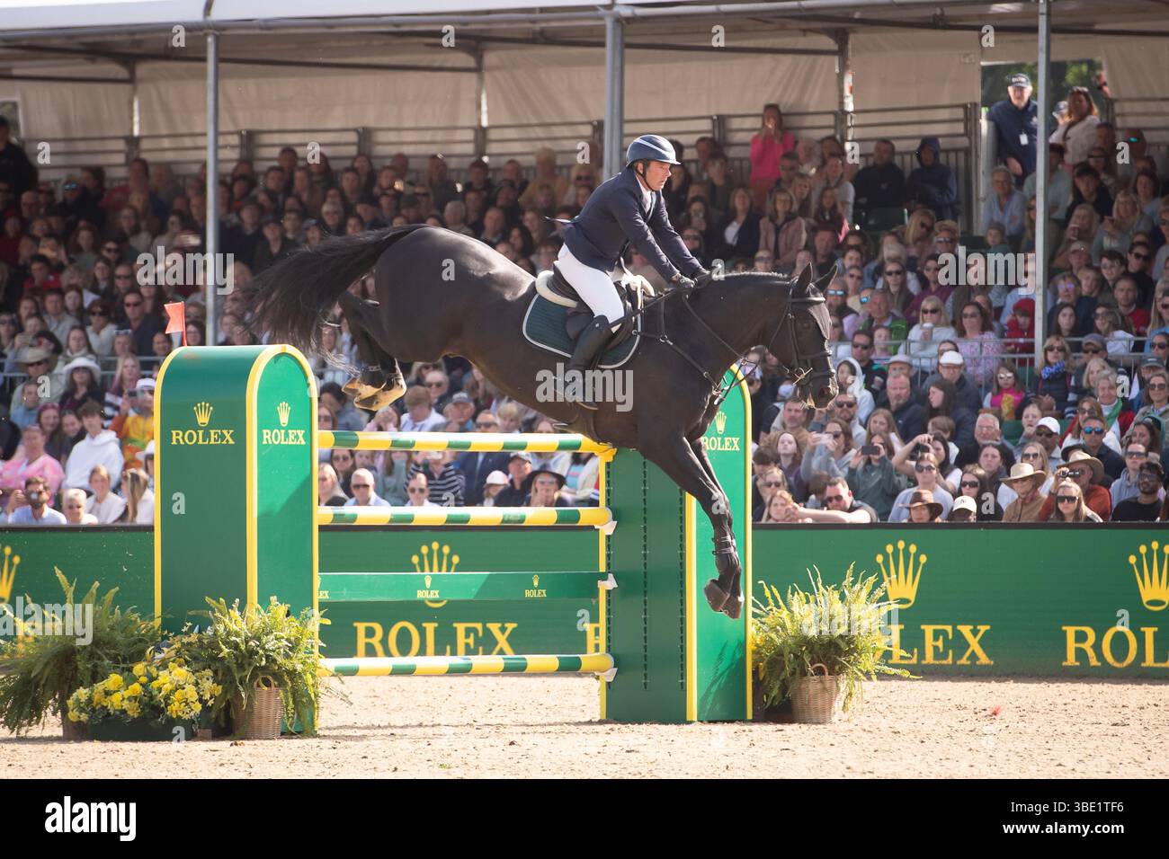 Windsor, Berkshire, UK. 18th May, 2025. A show jumper in the ...