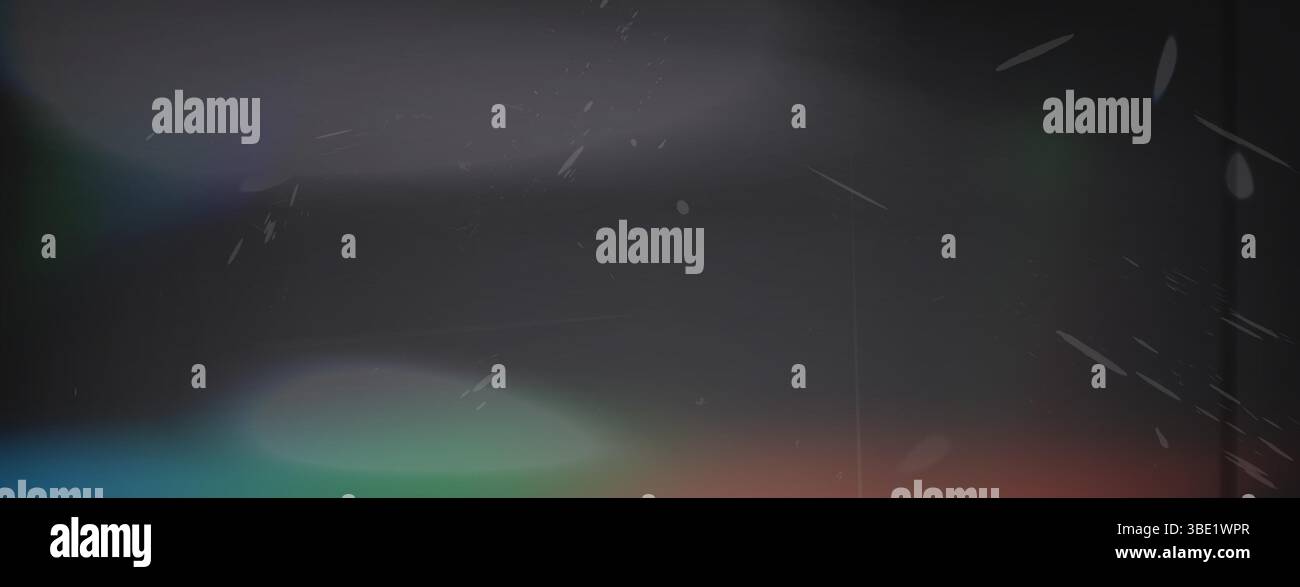 Old camera film filter, leaks texture with scratches overlay. Noise ...