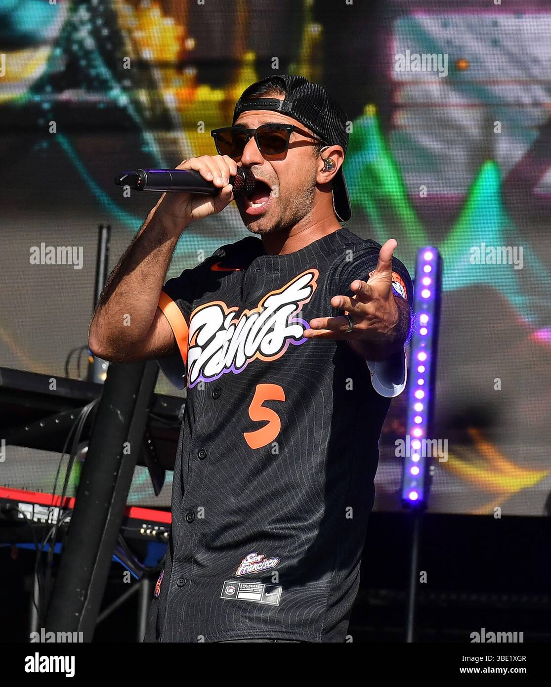 Napa, USA. 26th May, 2025. Rebelution -Eric Rachmany performs at 2025 ...