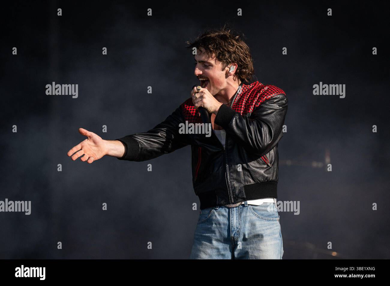 Napa, USA. 25th May, 2025. Benson Boone performs on Day 2 of BottleRock ...