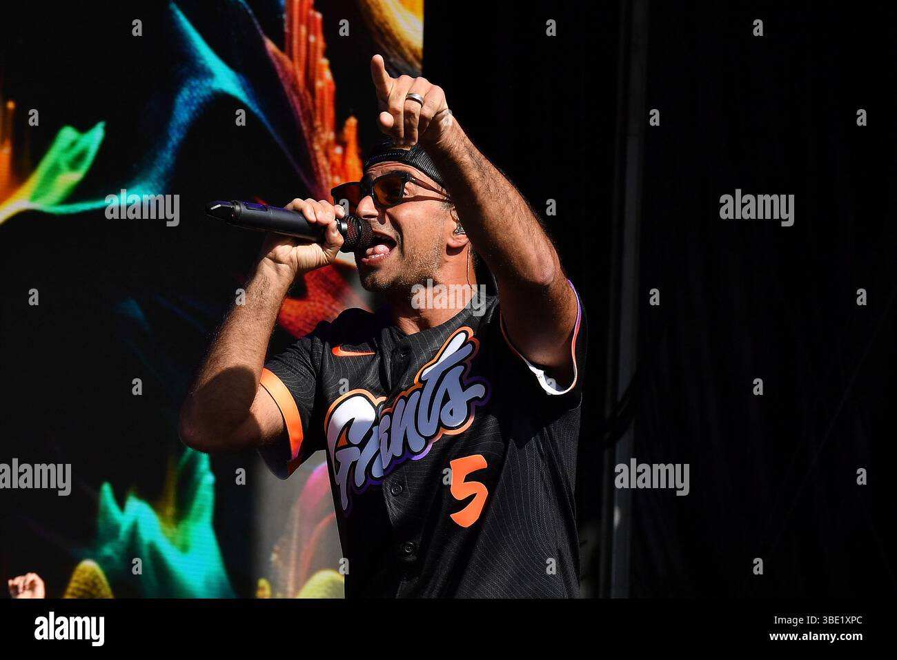 Napa, USA. 26th May, 2025. Rebelution -Eric Rachmany performs at 2025 ...