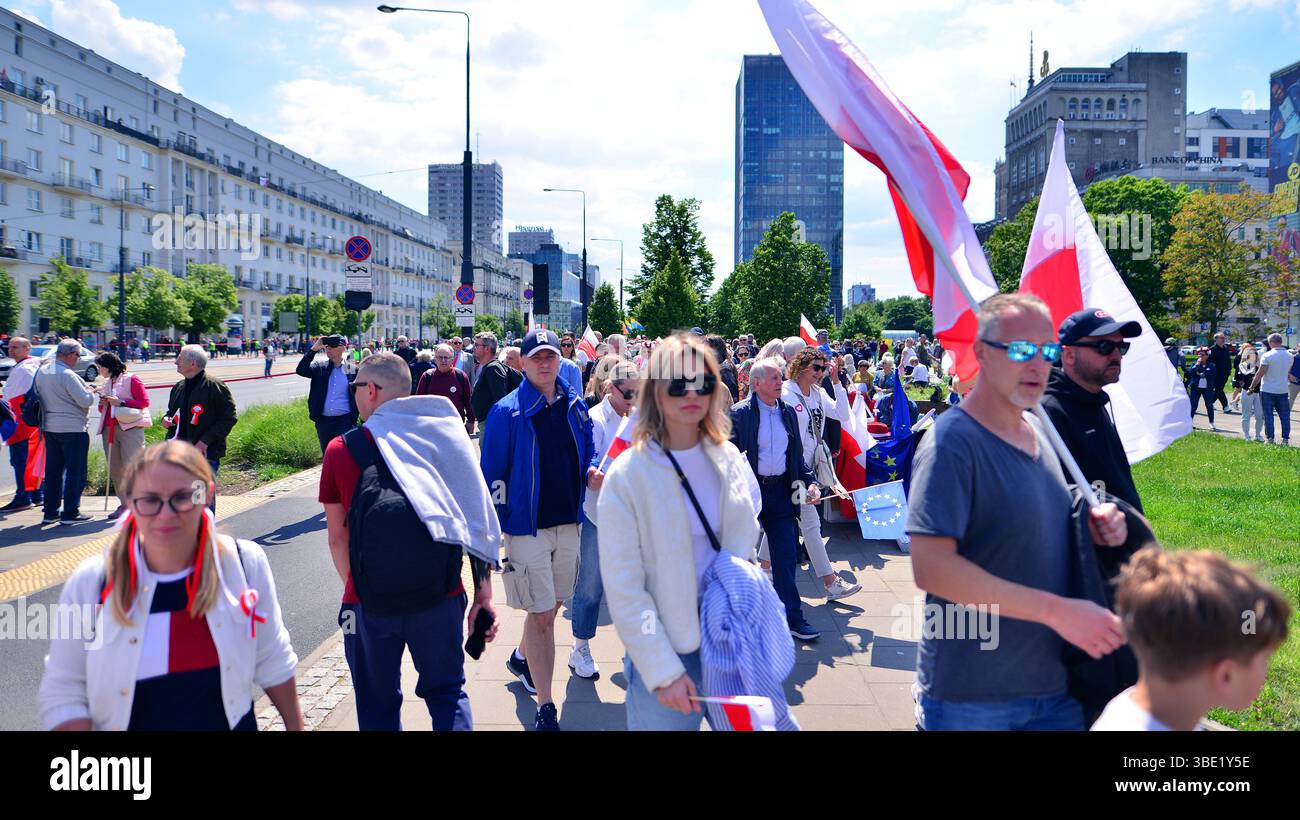 Warsaw, Poland. 25.05.2025. The Great March of Patriots by Rafal ...