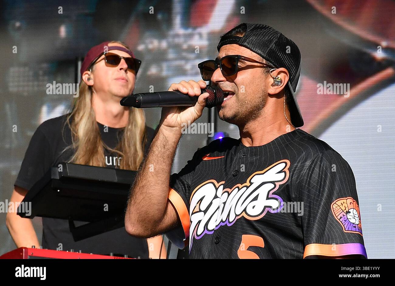 Napa, USA. 26th May, 2025. Rebelution -Eric Rachmany performs at 2025 ...