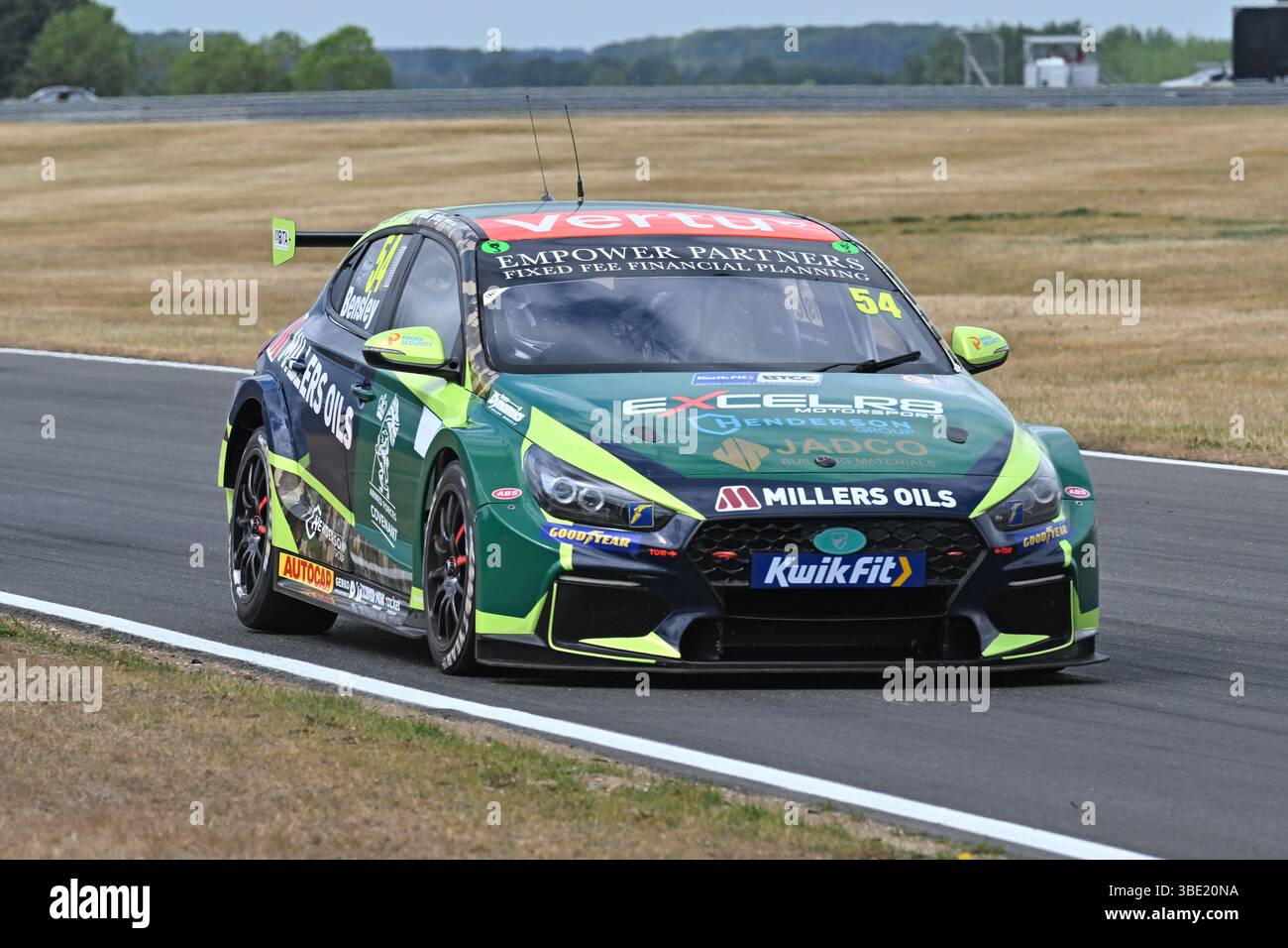 Ryan Bensley, Hyundai i30N, Team Vertu, 2025 Kwik Fit BTCC, British ...