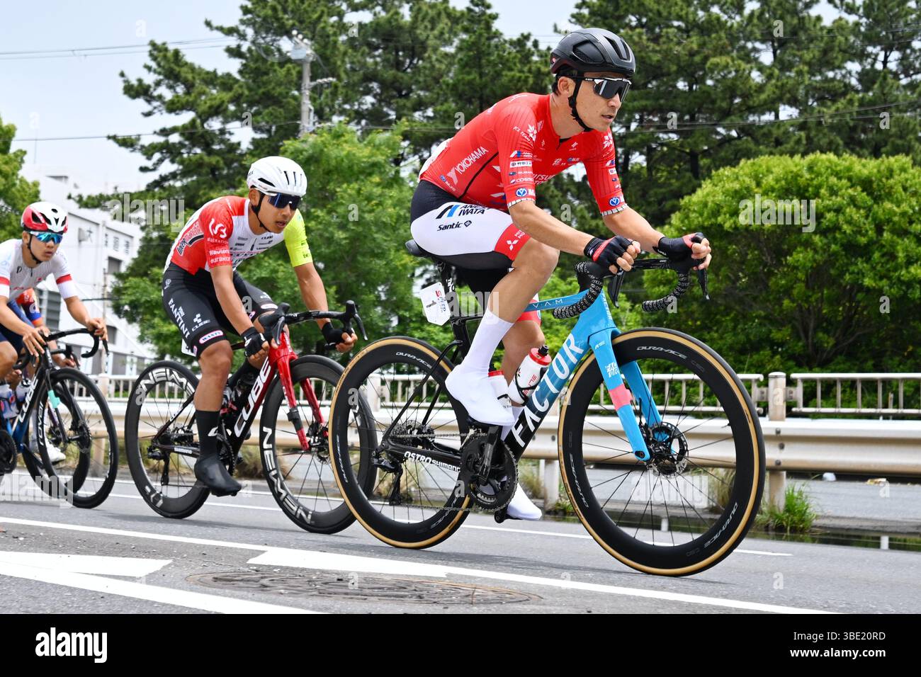 Tokyo, Japan. Credit: MATSUO. 25th May, 2025. (L-R) Shunsuke Imamura (WNR), Yuma Koishi (JCL ...