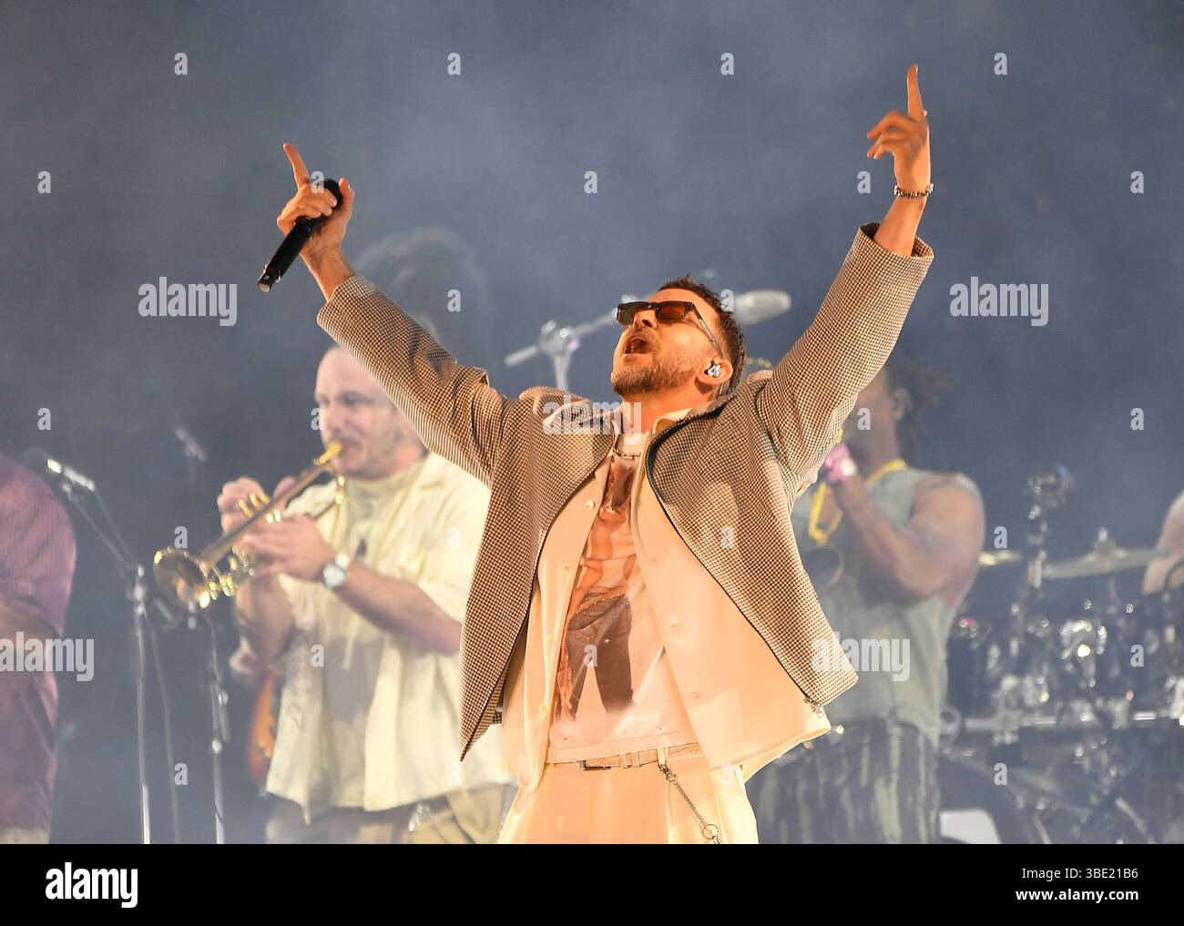 Napa, USA. 26th May, 2025. Justin Timberlake performs on Day 2 of ...