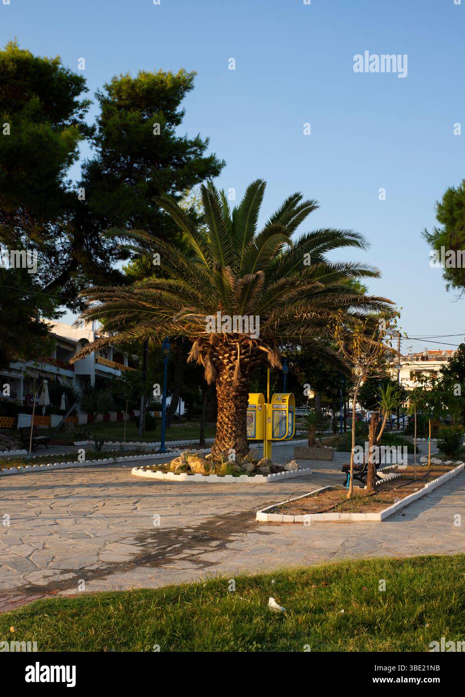 Chaniotis, Greece - September 05, 2024: Famous summer tourist ...