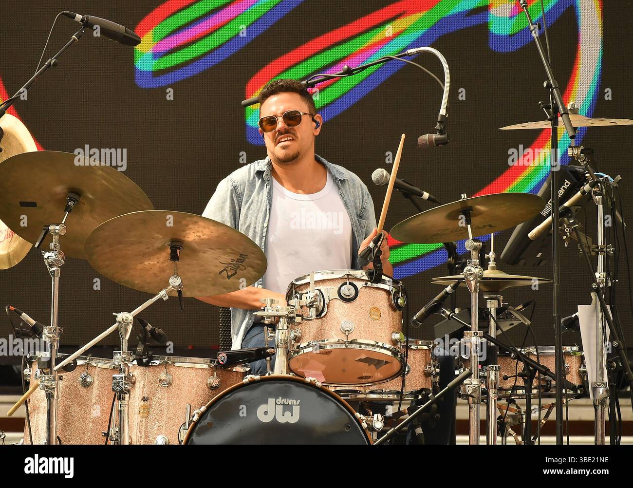 Napa, USA. 26th May, 2025. Alex Bailey of Eggy performs at 2025 ...
