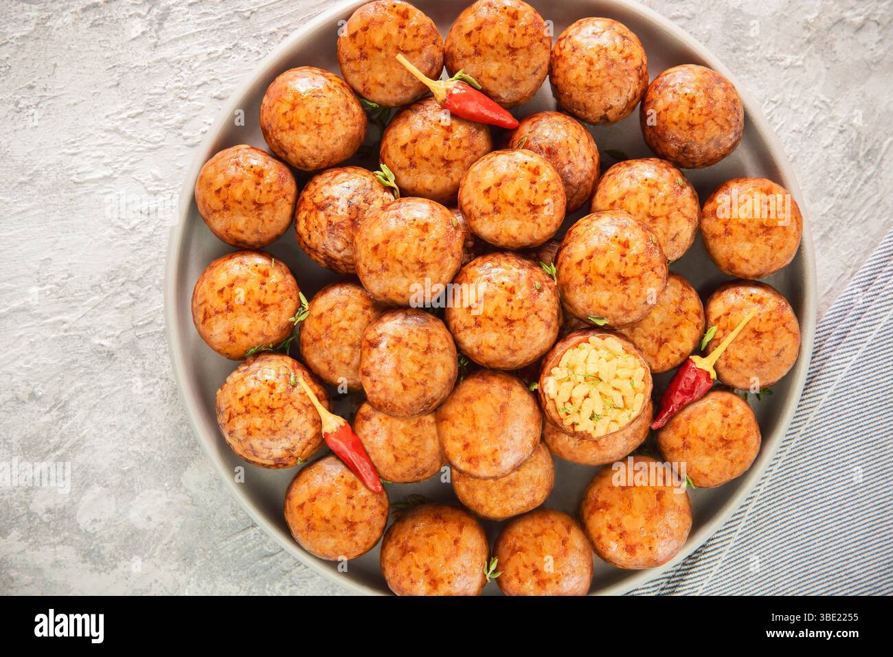 Arabic Cuisine; Delicious bite-sized of Egyptian traditional Mombar. Mombar Pops is a beef ...