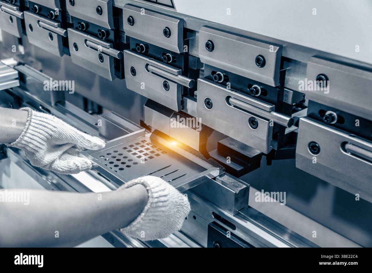 Cnc bending machine machine bends hi-res stock photography and images ...