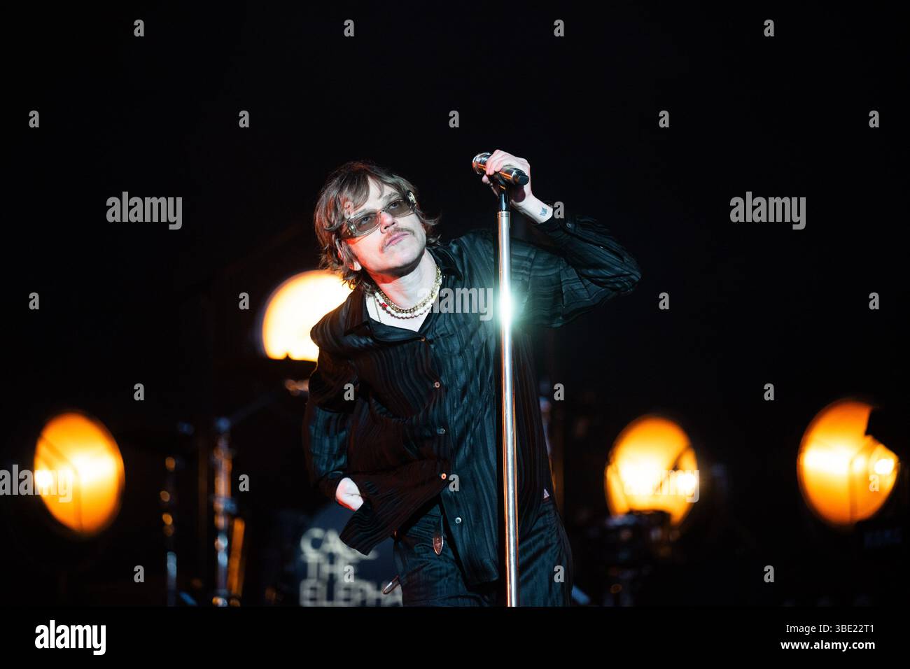Napa, USA. 26th May, 2025. Matt Shultz of Cage the Elephant performs on ...
