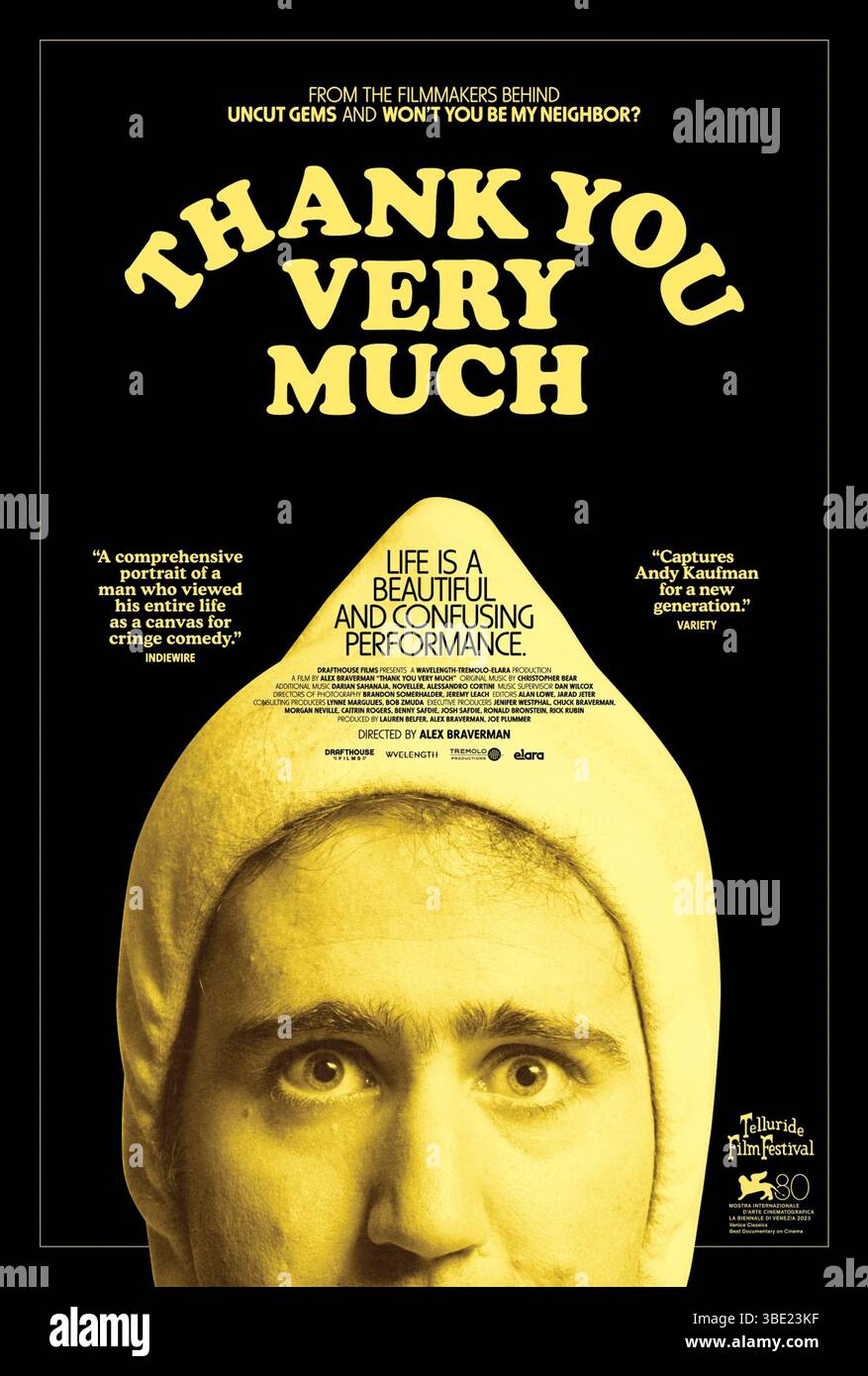 Thank You Very Much (2023) directed by Alex Braverman and starring Andy ...